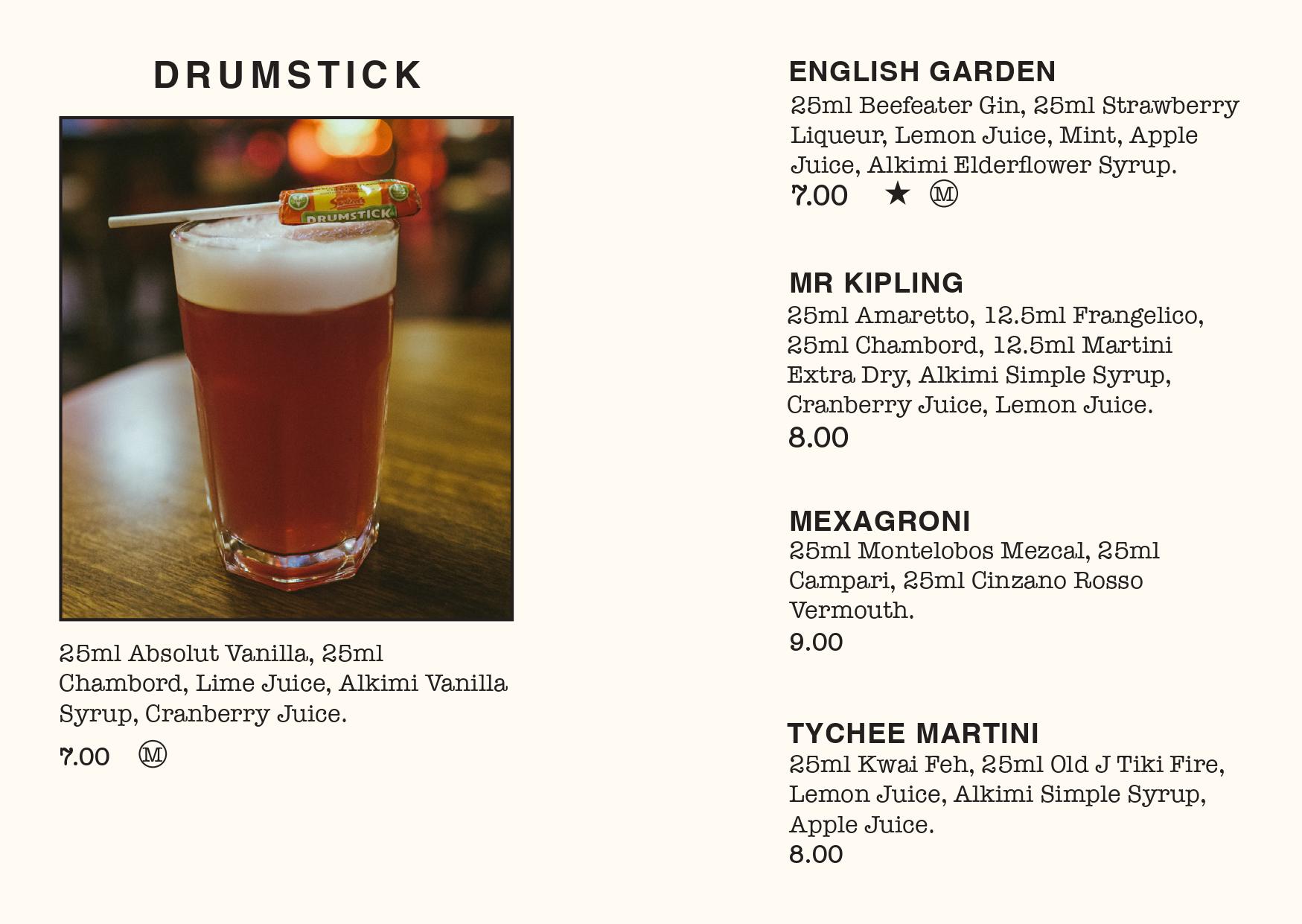 Cocktails – Pepper Rocks Nottingham