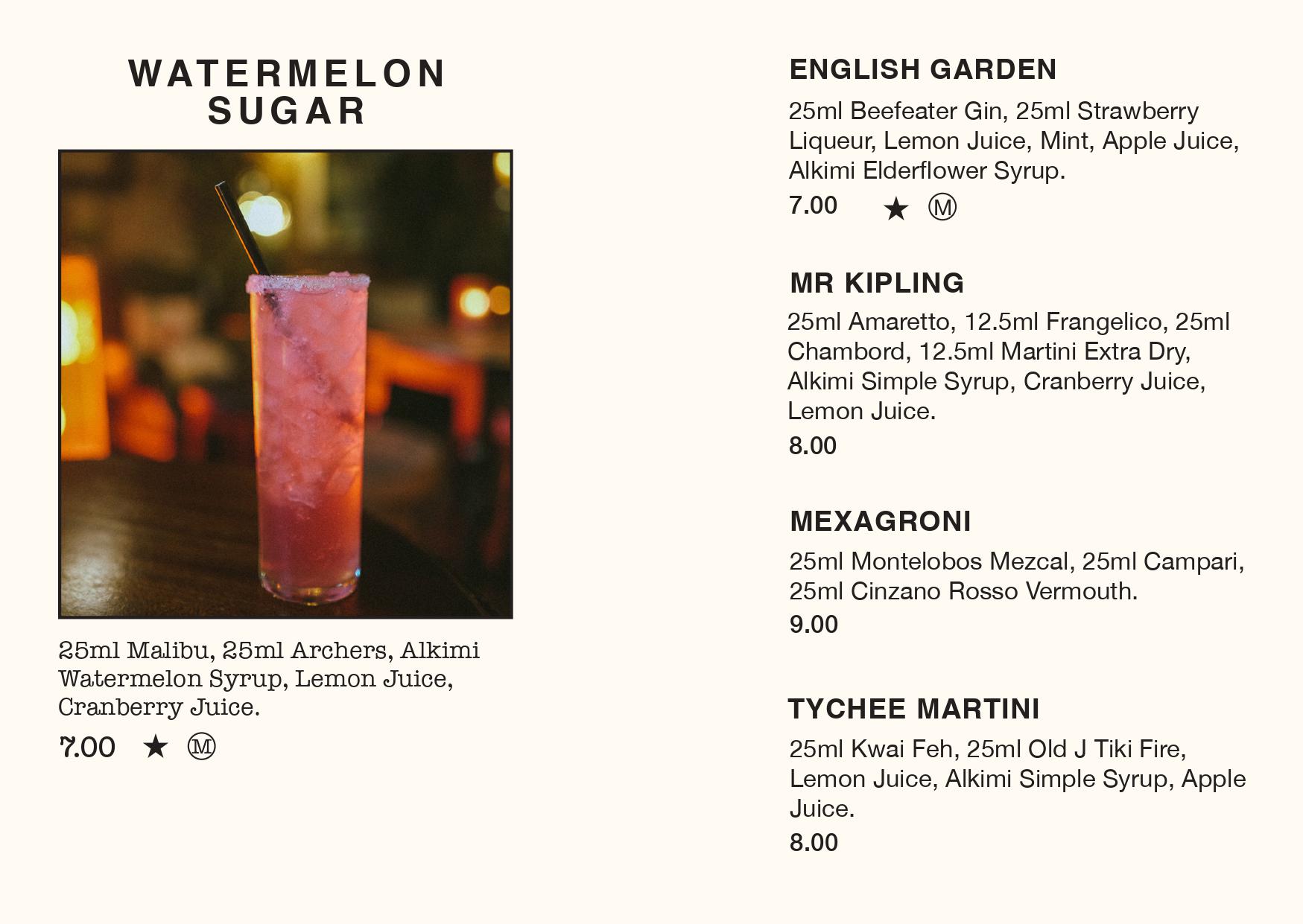 Cocktails – Pepper Rocks Nottingham